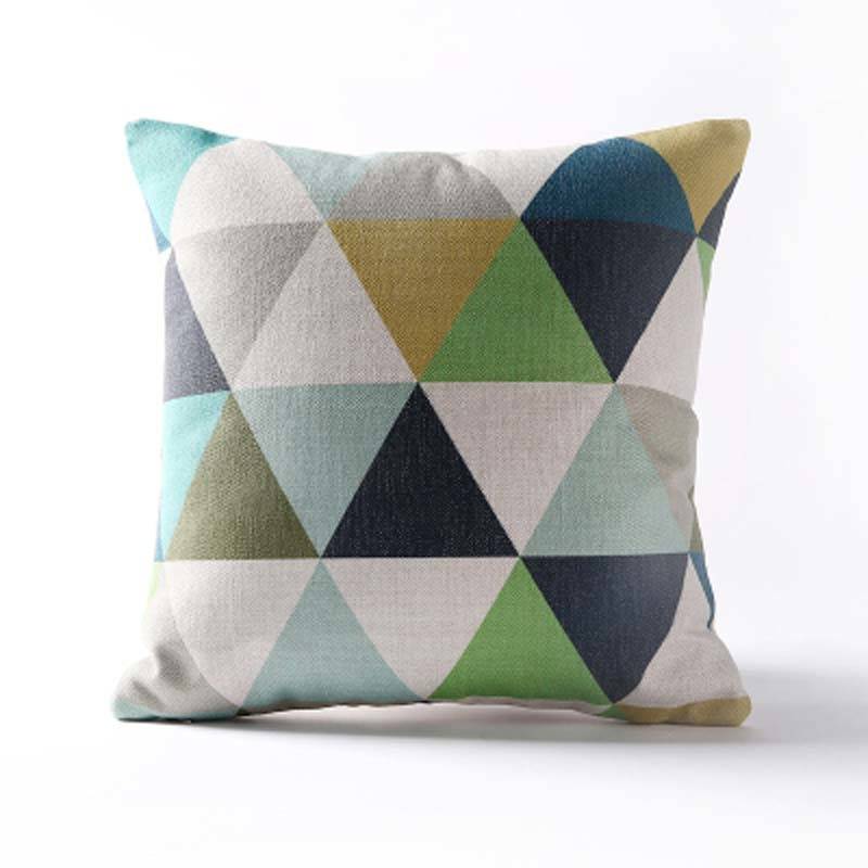 Nordic Geometric Design Square Throw Pillow Cover (25 Designs ...
